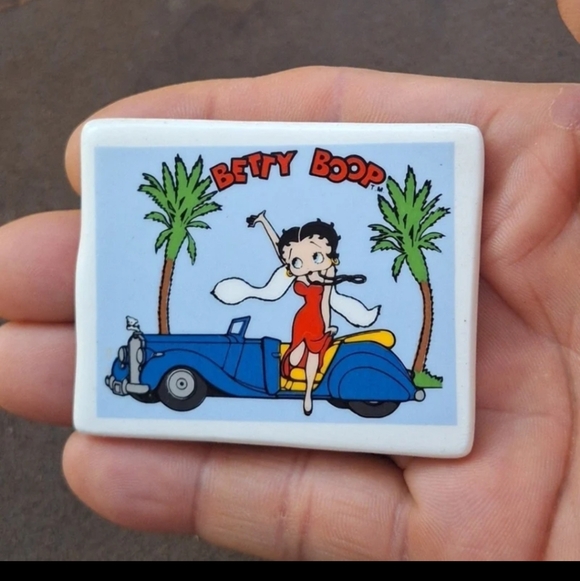 Unique Vintage | Other | Colorful Vintage Betty Boop Wearing A Red ...